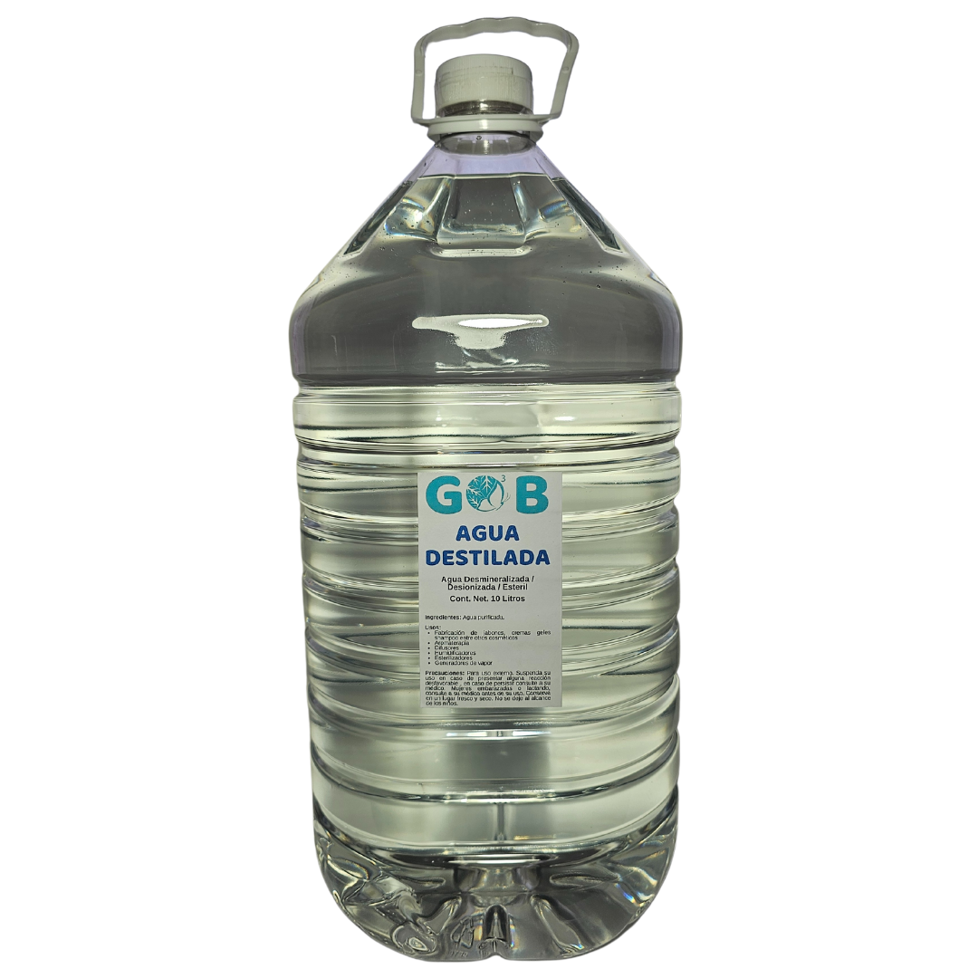 "GOB Agua Destilada: Pureza y Versatilidad para Profesionales de Salud ...